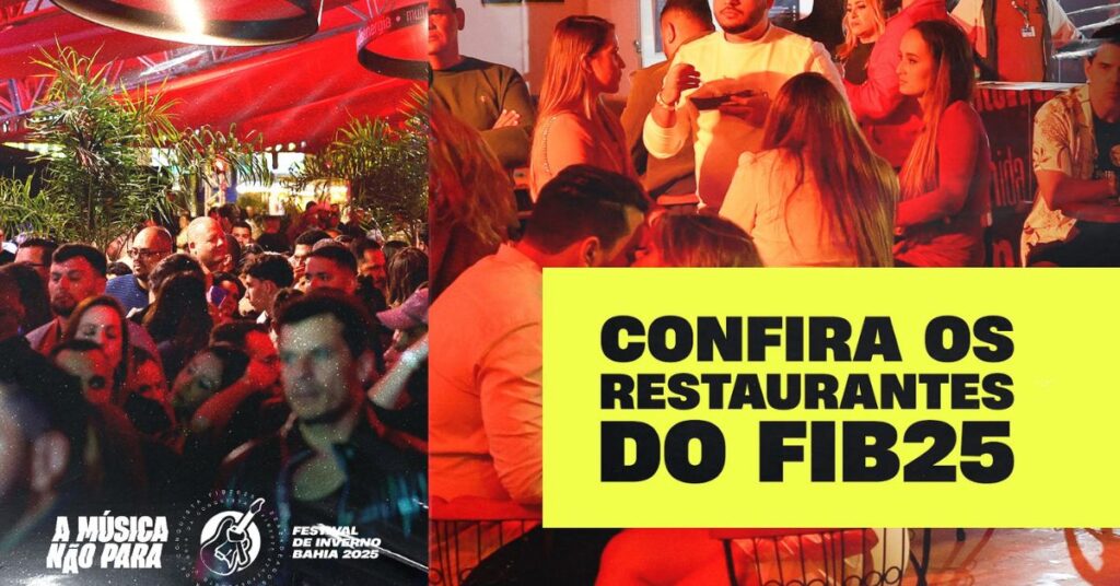 Confira os restaurantes presentes no FIB 2025 | Jornal Conquista ...